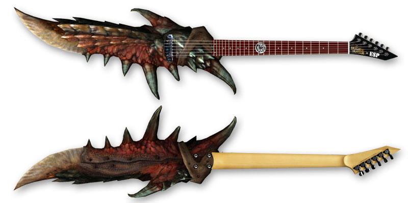 ESP Guitars seems to be making a Monster Hunter 10th anniversary model ...